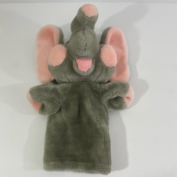 Dakin | Toys | Vintage Dakin Plush Elephant Hand Puppet Gray And Pink 2 ...